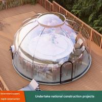 China PC Outdoor Bubble House Combination for Camping Hotel Homestay Bar and Transparent Yurt Tent for sale