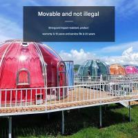 China PC Outdoor Bubble House Combination for Camping Hotel Homestay Bar and Transparent Yurt Tent for sale