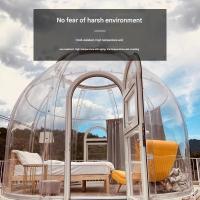 China PC Outdoor Bubble House Combination for Camping Hotel Homestay Bar and Transparent Yurt Tent for sale