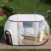 China PC Standing Garden Room Four Season Glass Bubble Houses for Hotel Business Trips for sale