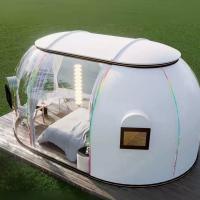China PC Standing Garden Room Four Season Glass Bubble Houses for Hotel Business Trips for sale