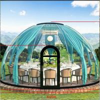 China 18-20 Person Transparent Wind Resistant Dome Prefab House for Hotel and PC Accommodation Solution for sale