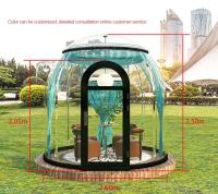 China 18-20 Person Transparent Wind Resistant Dome Prefab House for Hotel and PC Accommodation Solution for sale