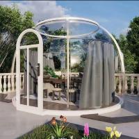 China Hotel PC Sheet Full 360 Degree Sound Insulation Flame Retardant Bubble House Dome Tent for Outdoor Events for sale