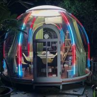China Hotel PC Sheet Full 360 Degree Sound Insulation Flame Retardant Bubble House Dome Tent for Outdoor Events for sale