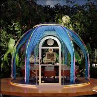 China Hotel PC Sheet Full 360 Degree Sound Insulation Flame Retardant Bubble House Dome Tent for Outdoor Events for sale