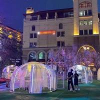 China Experience the Perfect Blend of Comfort and Nature with PC Dome Tent Resort for sale