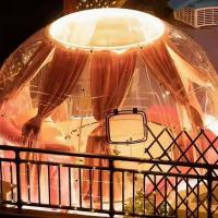 China Transparent Resort Dome House PC Hotel Outdoor Camping Party Tent for sale