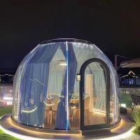 China Solid Sheet Homes Prefab Outdoor Bubble Tent Restaurant Night Scene Transparent Camping Tent for sale