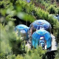 China 3 - 4 Persons Polycarbonate Dining Bubble Tent Star View Bubble Dome Tent for sale