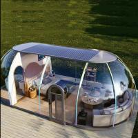 China 3 - 4 Persons Polycarbonate Dining Bubble Tent Star View Bubble Dome Tent for sale