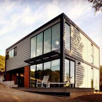 China Villa 12 X 3 X 3m Modular Prefabricated House Light Steel Structure Energy Efficiency for sale