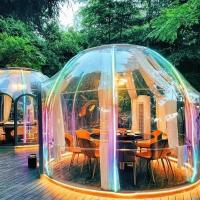 China PC Outdoor Star Dining Bubble Tent Hotel Terrace Courtyard Transparent Bubble House Glass Sun Room for sale