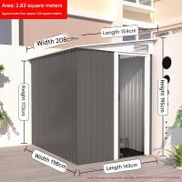China Park Steel Garden Storage Room for Maximum Space Utilization for sale
