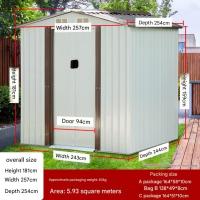 China Roof Composite House for Steel Structure Outdoor Storage Room within Postmodern Design Style for sale