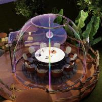 China Outdoor Rectangular Sun Glass Room Full Transparent Bubble Room Spherical Tent for PC Hotel Star Room Homestay for sale