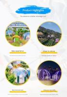 China 360-degree Panoramic Transparent Outdoor Star Room PC Hotel Bubble Tent for Outdoor Homestay Sun Room for sale