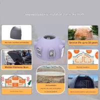 China Modern Design Villa Mobile Sun Room Seaside Glass Steel Integrated Housing Homestay for sale
