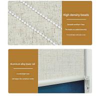 China Office Building Must-have Perforation-free Linen Roll Shutter for Waterproof Shade in Modern Design Style for sale