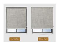 China Office Building Must-have Perforation-free Linen Roll Shutter for Waterproof Shade in Modern Design Style for sale