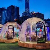 China Outdoor sun room scenic  PC star room Outdoor camping tent transparent bubble room for sale