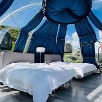 China Outdoor sun room scenic  PC star room Outdoor camping tent transparent bubble room for sale