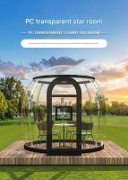 China Outdoor sun room scenic  PC star room Outdoor camping tent transparent bubble room for sale