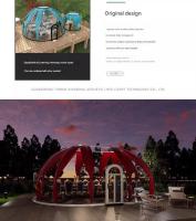 China Camping camping leisure  people outdoor star room Tourist camping area star bubble house for sale