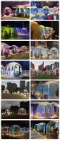 China Camping camping leisure  people outdoor star room Tourist camping area star bubble house for sale