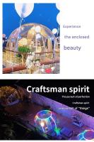 China Home panoramic star room Outdoor Bubble room Tent Villa courtyard outdoor sun room for sale