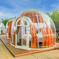 China Transparent pc Panoramic Star Room Homestay Hotel net Red Bubble House awning outdoor tent for sale