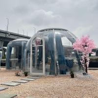 China Homestay 1+1 Combination Tent Outdoor Star Room Outdoor Camping Bubble House Tent for sale