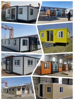China Packing mobile room construction site residents movable board room removable fast mobile double wing folding box room for sale