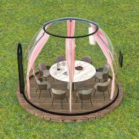 China Homestay Restaurant Star Room Red Bubble House Outdoor tent camp Spherical tent camping tent for sale