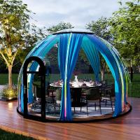 China Outdoor sun and rain protection homestay automatic tent no dead Angle view PC star room camping for sale