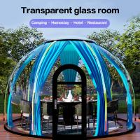 China Outdoor sun and rain protection homestay automatic tent no dead Angle view PC star room camping for sale