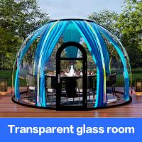 China Outdoor sun and rain protection homestay automatic tent no dead Angle view PC star room camping for sale
