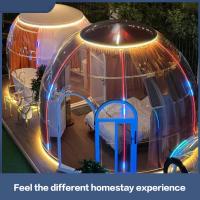 China PC mobile Internet celebrity restaurant Bubble room Outdoor homestay Transparent tent glass sun room for sale