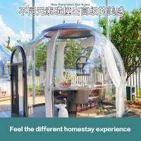 China PC mobile Internet celebrity restaurant Bubble room Outdoor homestay Transparent tent glass sun room for sale
