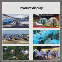 China PC mobile Internet celebrity restaurant Bubble room Outdoor homestay Transparent tent glass sun room for sale