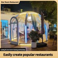 China Outdoor Transparent Star Spare Room Homestay Hotel Dining Outdoor Courtyard Mobile Sun Room Tent for sale