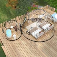 China Park rest tent transparent waterproof night stargazing PC material bubble room starry room for sale
