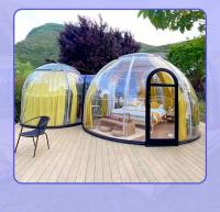 China Camping Home One room one bathroom transparent star empty room Windproof rain outdoor camping tent restaurant dessert house for sale