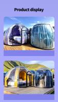 China Camping Home One room one bathroom transparent star empty room Windproof rain outdoor camping tent restaurant dessert house for sale