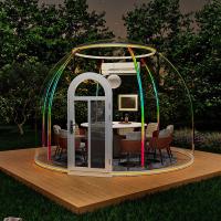 China Spherical Homestay Hotel Outdoor Courtyard Terrace Large Tent Sunroom Holiday Leisure for sale