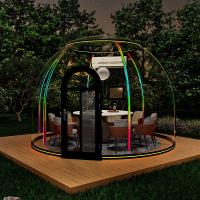 China Spherical Homestay Hotel Outdoor Courtyard Terrace Large Tent Sunroom Holiday Leisure for sale