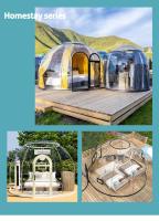 China Spherical Homestay Hotel Outdoor Courtyard Terrace Large Tent Sunroom Holiday Leisure for sale