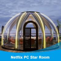 China Outdoor Camping Homestay Windproof insulation PC Room Hotel Catering Bubble Room Transparent tent for sale