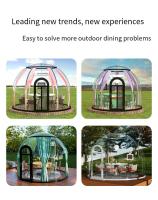 China Outdoor Camping Homestay Windproof insulation PC Room Hotel Catering Bubble Room Transparent tent for sale