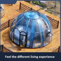 China Outdoor Villa Hotel Bubble Room Transparent tent Glass celebrity Restaurant Sun Room PC Star Room Outdoor Homestay for sale